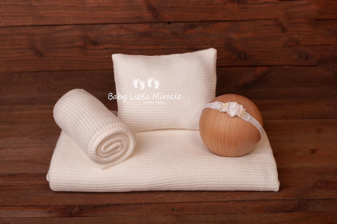 Ivory Photo Set EMILY Collection Newborn Photography, Photo Prop ...