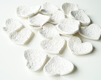 Ceramic hearts | Etsy