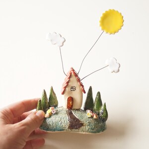 Pottery Handmade Tiny Pottery House Little Houses Small - Etsy