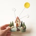 Pottery Handmade Tiny Pottery House Little Houses Small - Etsy