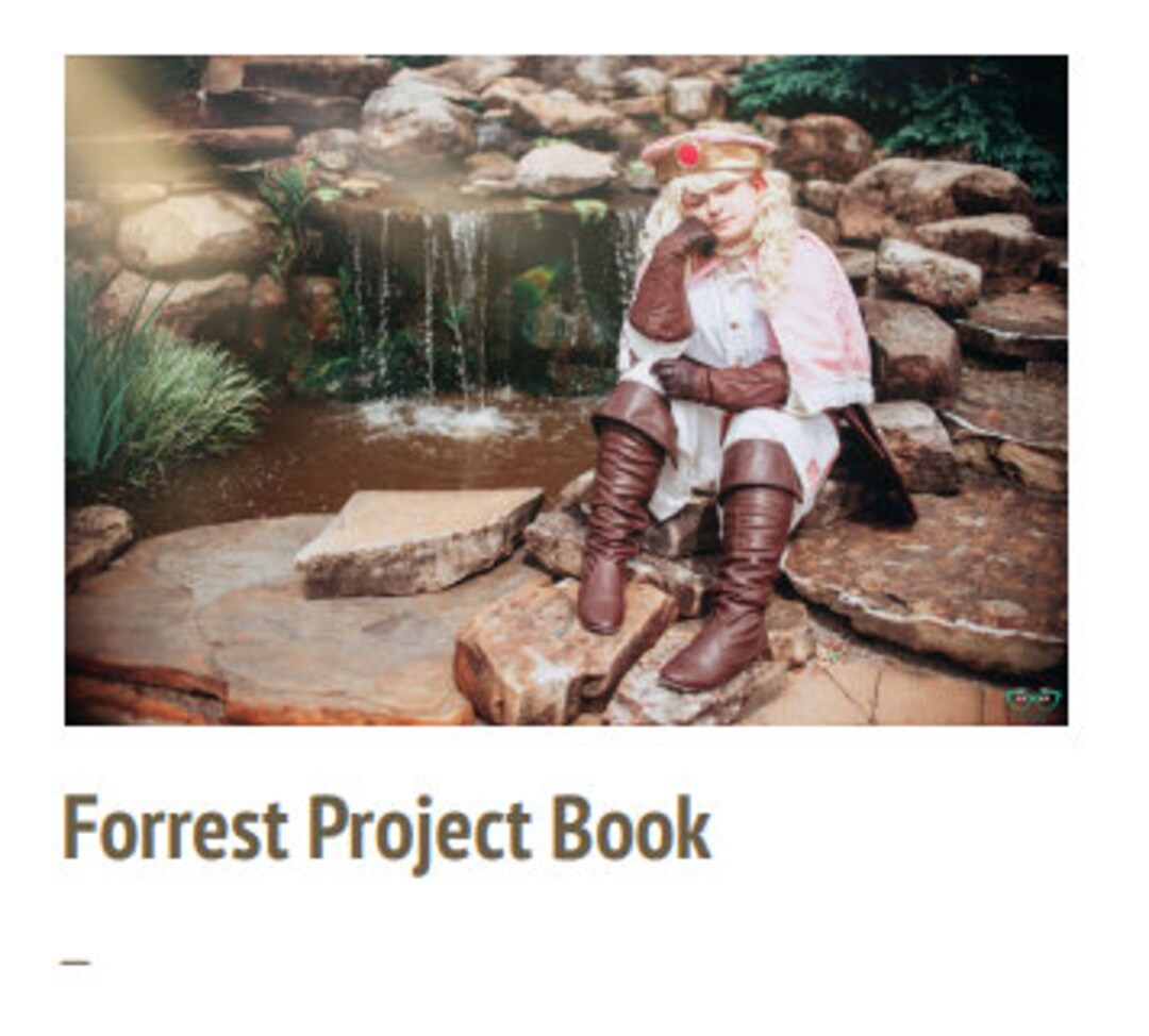 Fire Emblem Fates Forrest Cosplay Project Book - Etsy