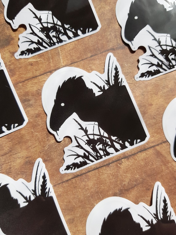 Ancient Hunter Clear Vinyl Sticker 8cm Dinosaur Cryptid - Etsy