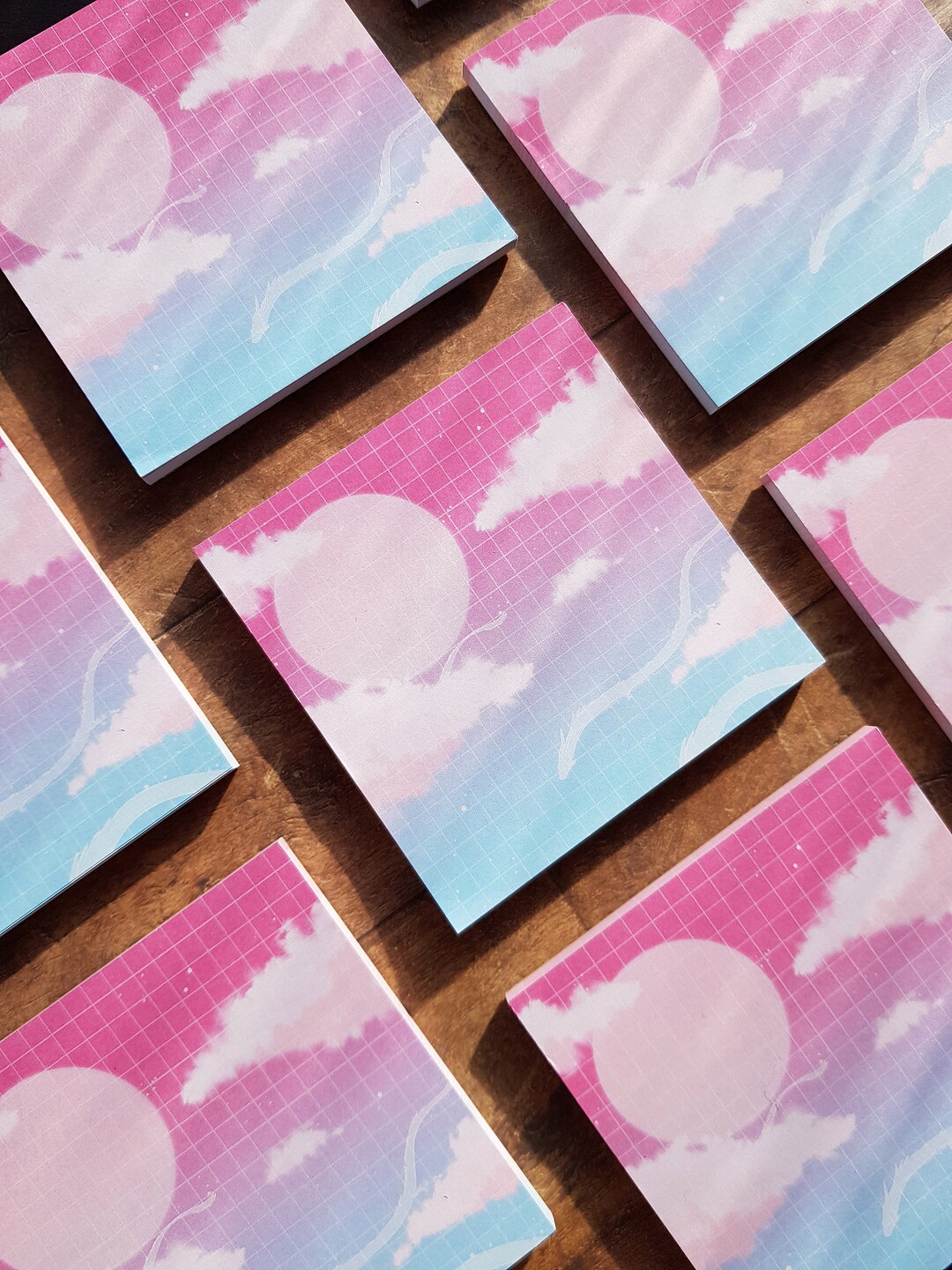 Dragon Notepad (10x10cm) | B Grade - Stationary, Notepad, Vaporwave Sky ...