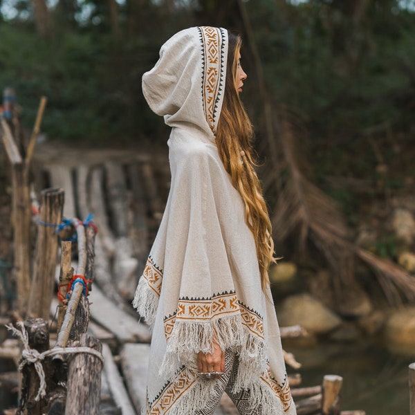 Hooded Poncho - Etsy