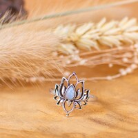 Lotus Ring - Etsy