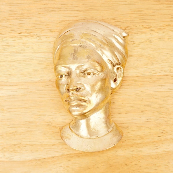 Brass African Woman Sculpture - Etsy