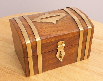 Treasure chest bank | Etsy