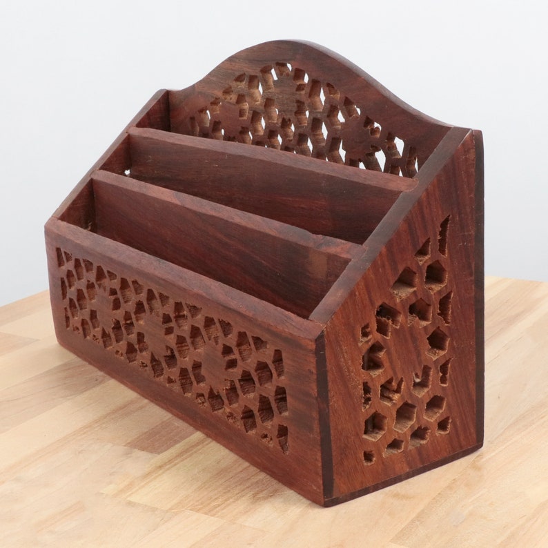 Letter holder / Envelope rack / paper holder / stationary / | Etsy