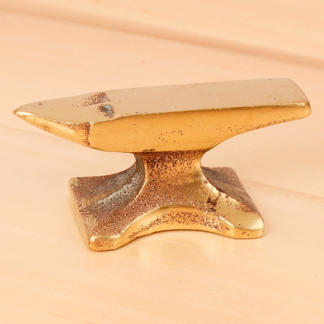 Anvil / Paperweight / Paper Holder || Vintage Solid Brass - Etsy