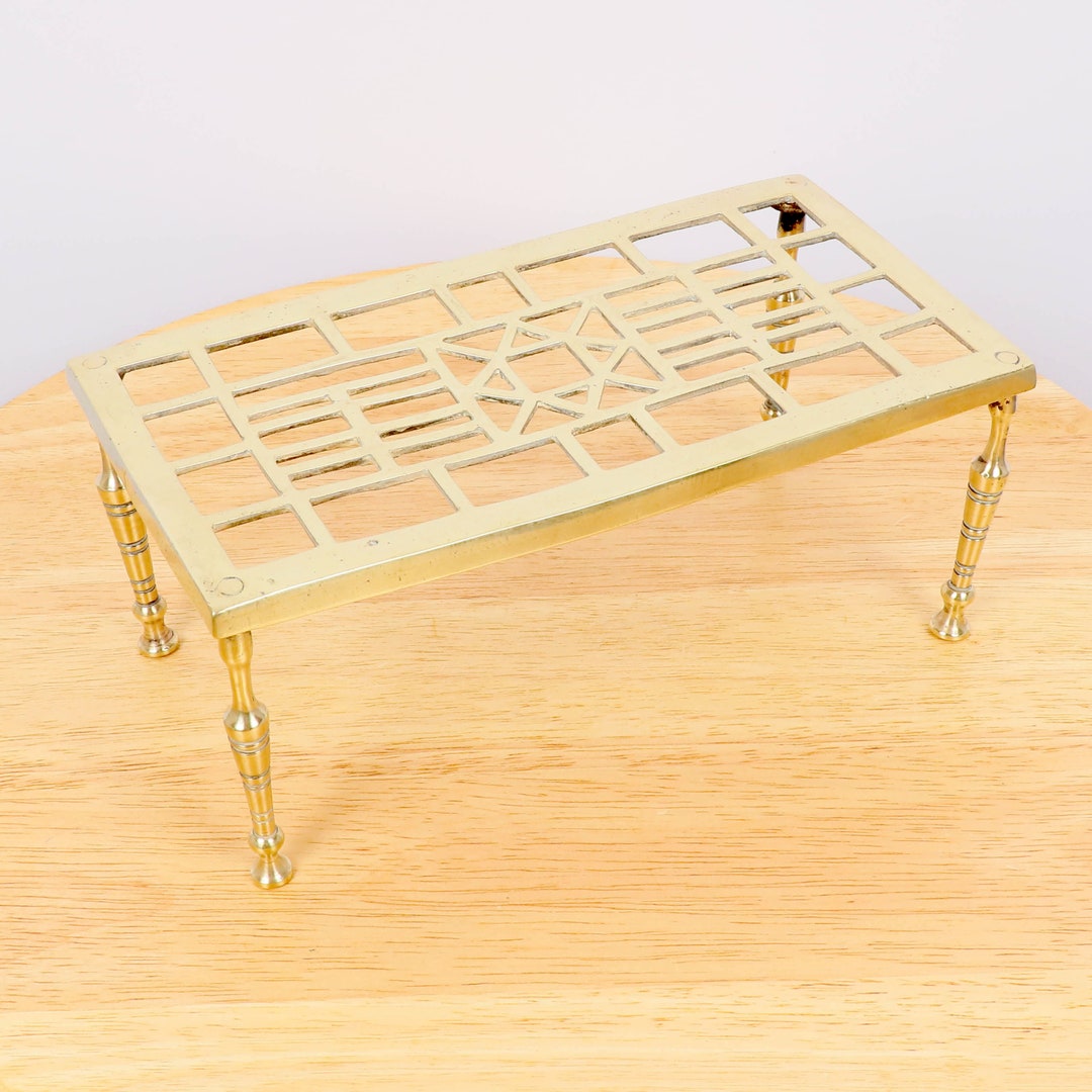 Kettle Stand / Tea Pot Stand / Plant Pot Stand || Vintage Solid Brass ...