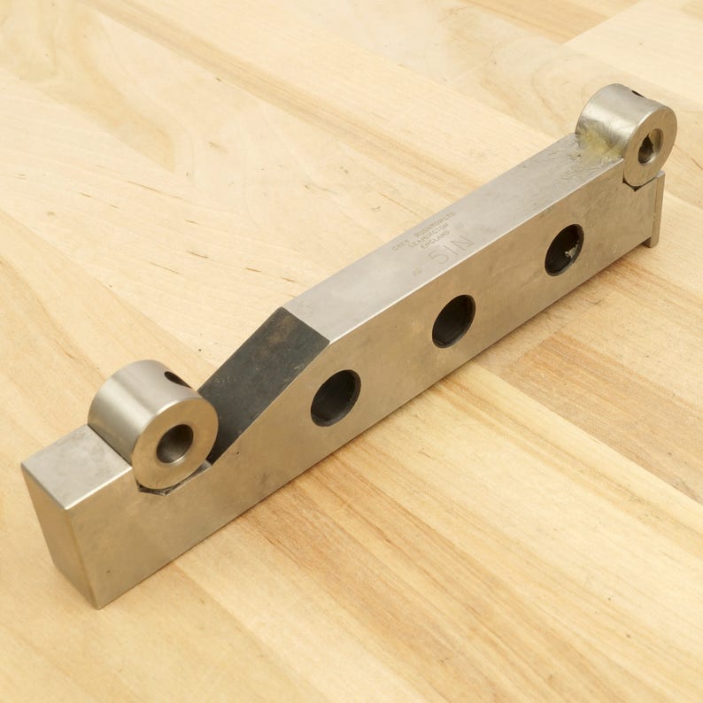 Vintage 5" Sine Bar Hardened Steel in Original Box || Made in Grey ...