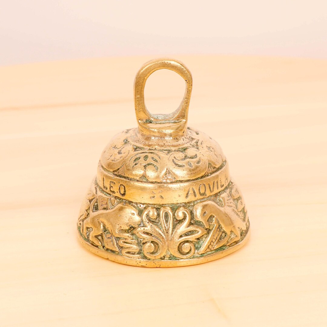 Bell / Desk Bell / Hand Bell || Vintage Solid Brass || Made in England ...