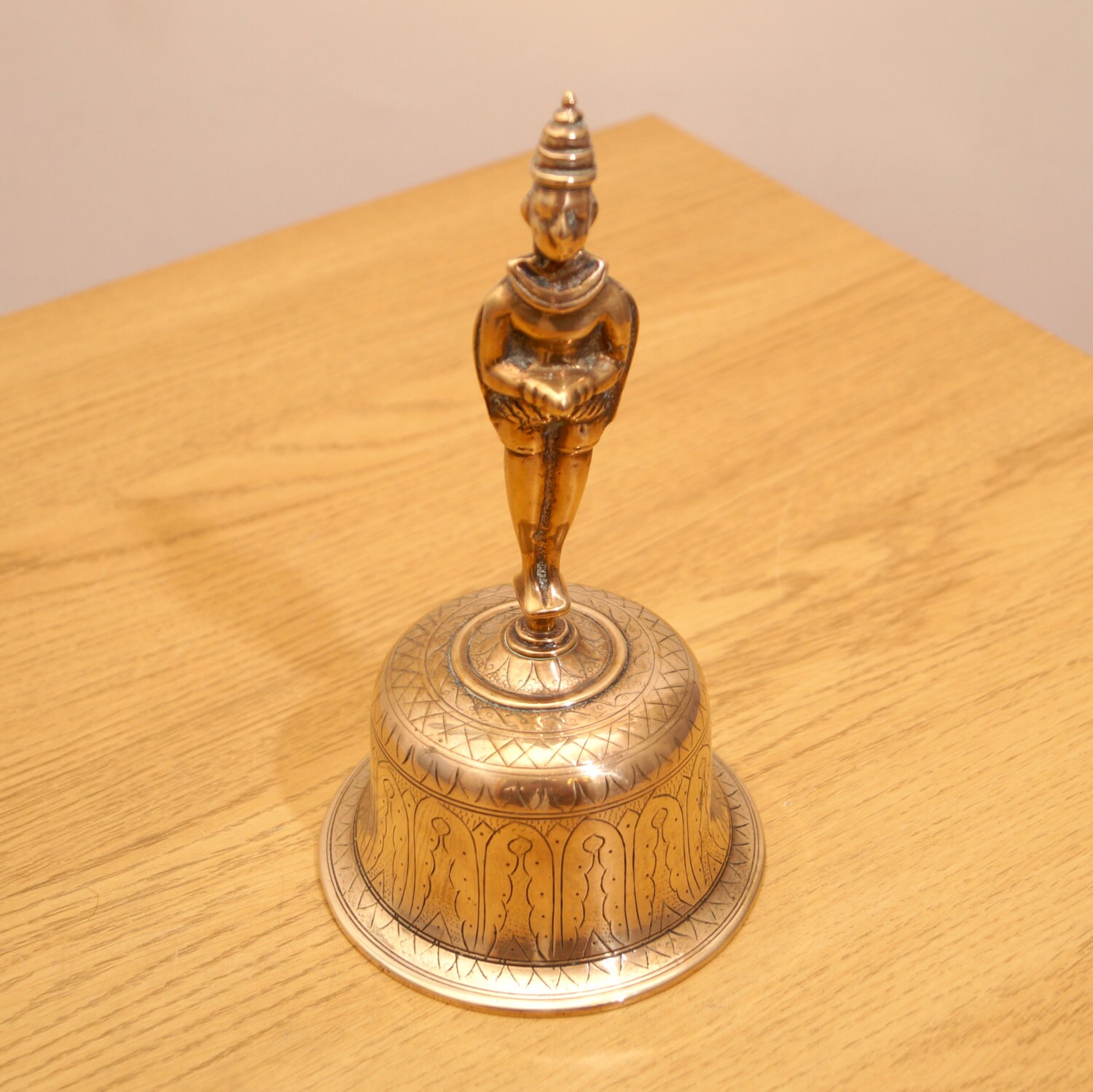 Hindu Lord Garuda Solid Brass Two Face Bell Vintage Brass | Etsy