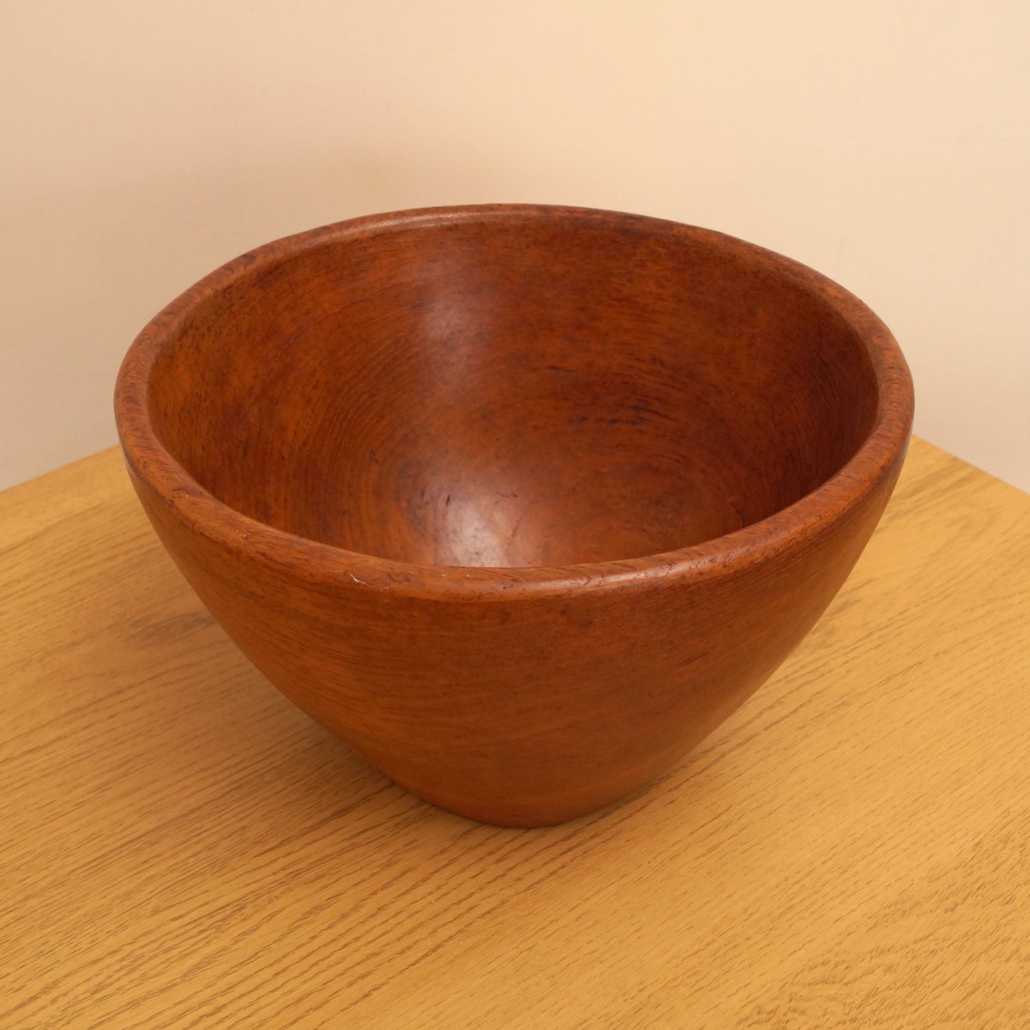 Vintage Wood Tray / Bowl Simple Design | Etsy