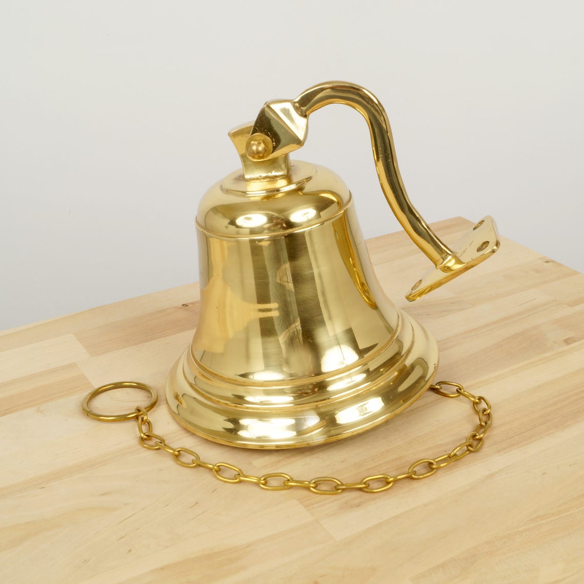 Ship Fog Bell / Ship Bell || Vintage Solid Brass || Wall Hanging Bell ...