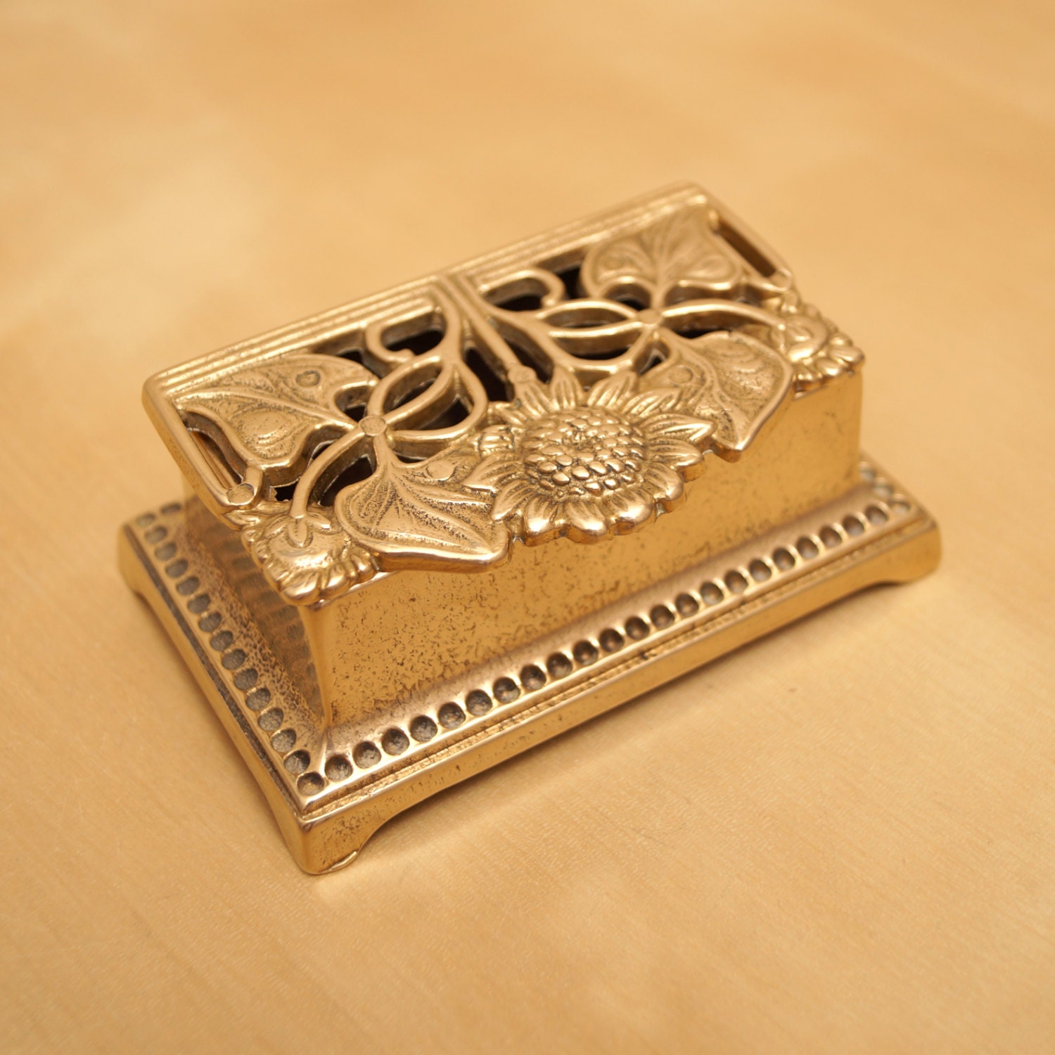 Vintage Postage Stamp Holder / Inkwell / Ink Pot / Decorative - Etsy