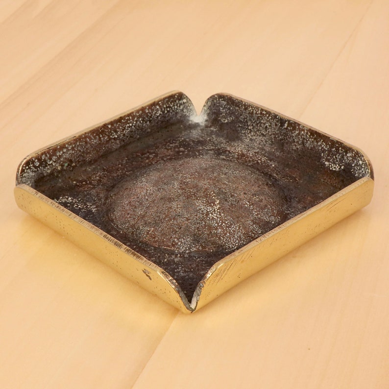 Handmade Square Shape Tray / Dish / Plate / Bowl / Ring Dish / Ashtray ...