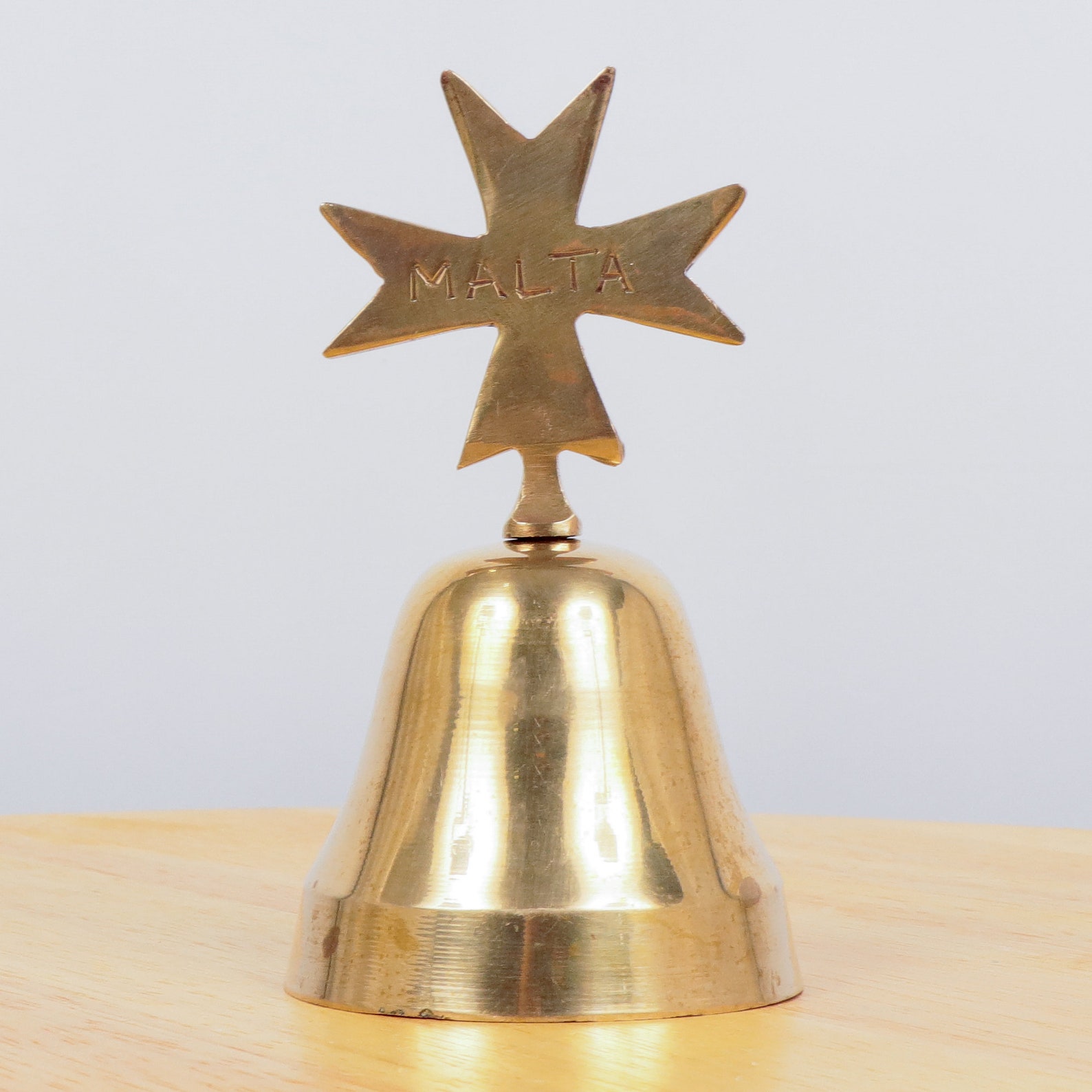 Desk Bell / Hand Made Simple Design Vintage Solid Brass | Etsy UK