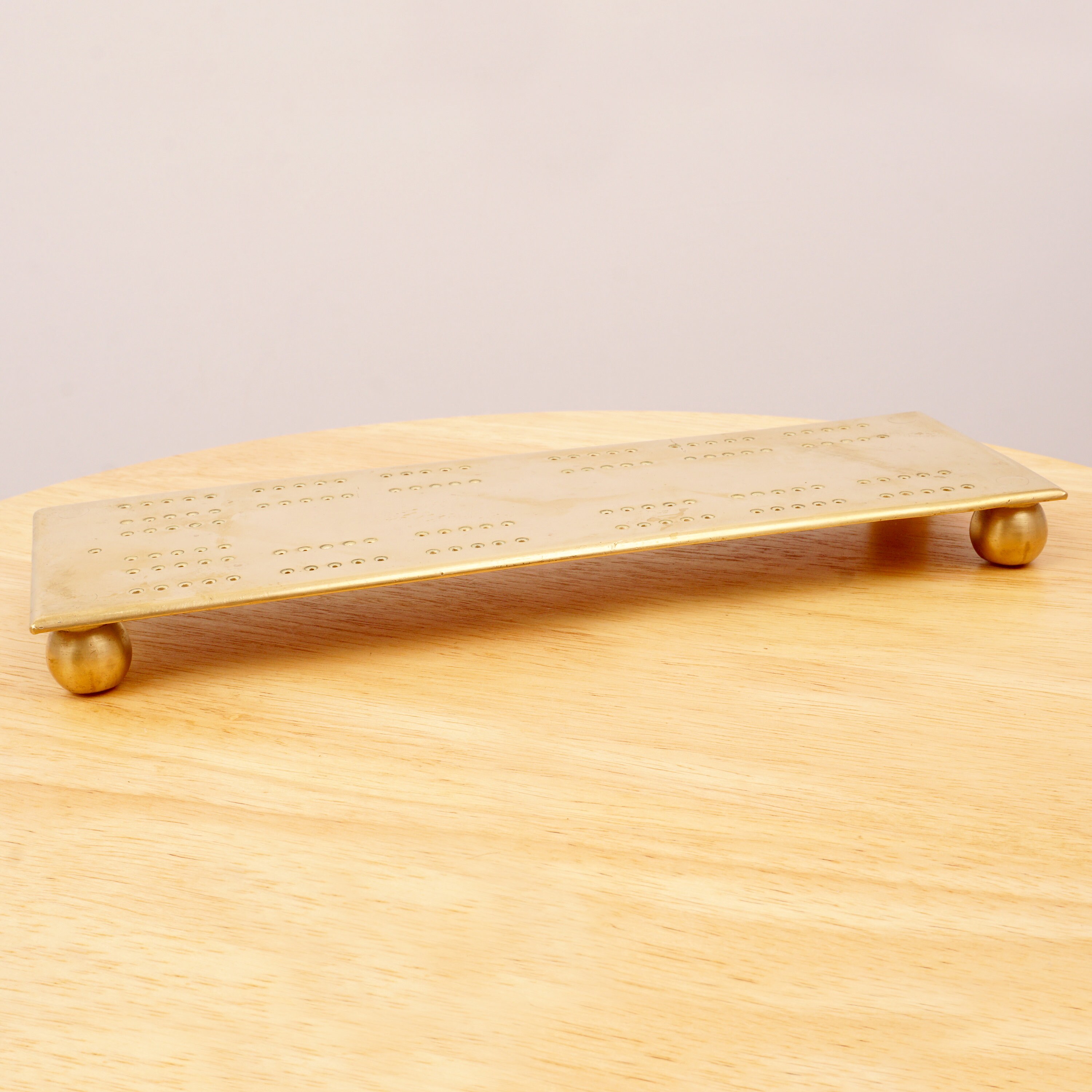 Cribbage Board || Vintage Game Point Counter || Heavy Solid Brass Game ...
