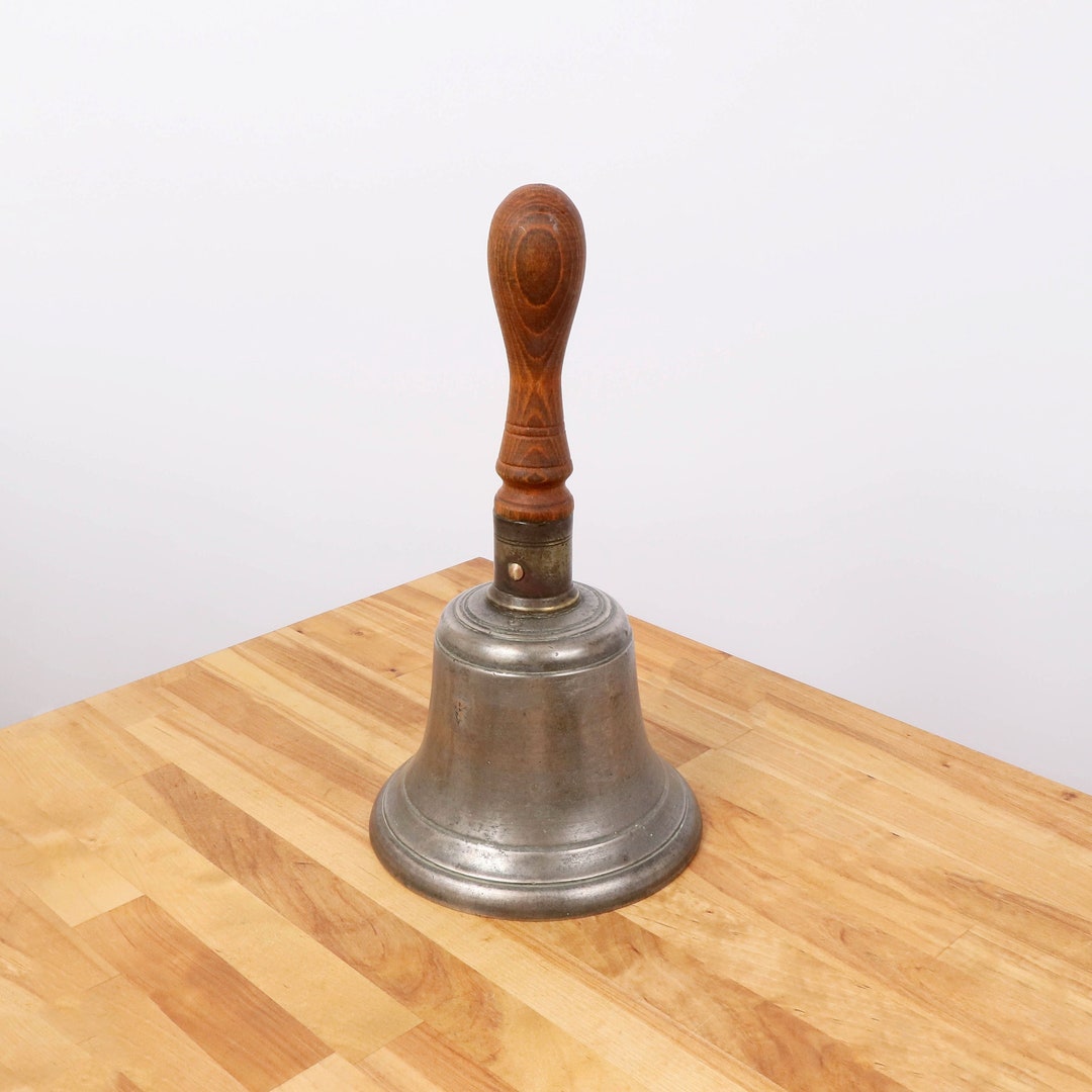 Antique Large Bell / School Bell / Hand Bell || Vintage Solid Brass ...