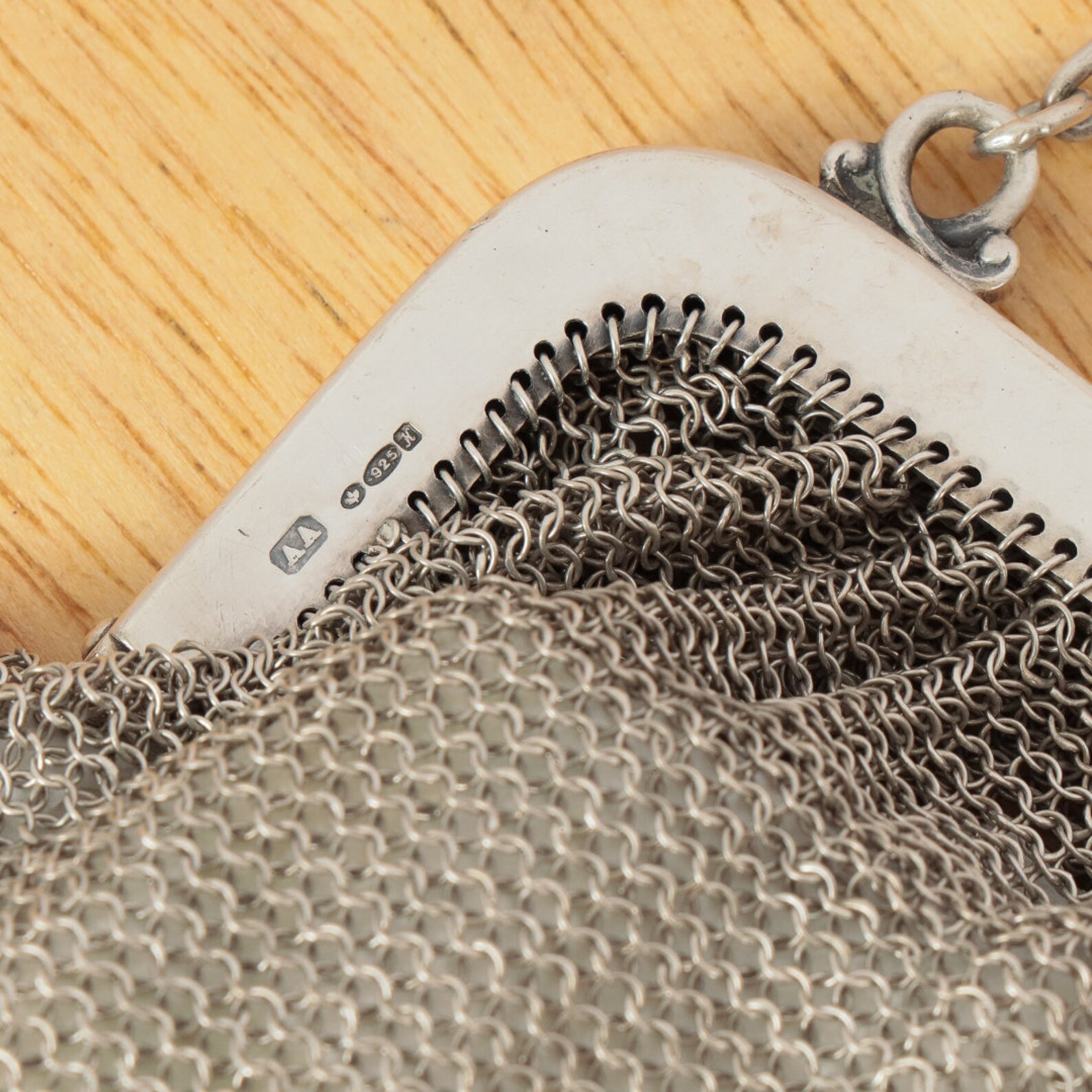 Sterling Silver Chain Purse Vintage Solid Silver Purse - Etsy