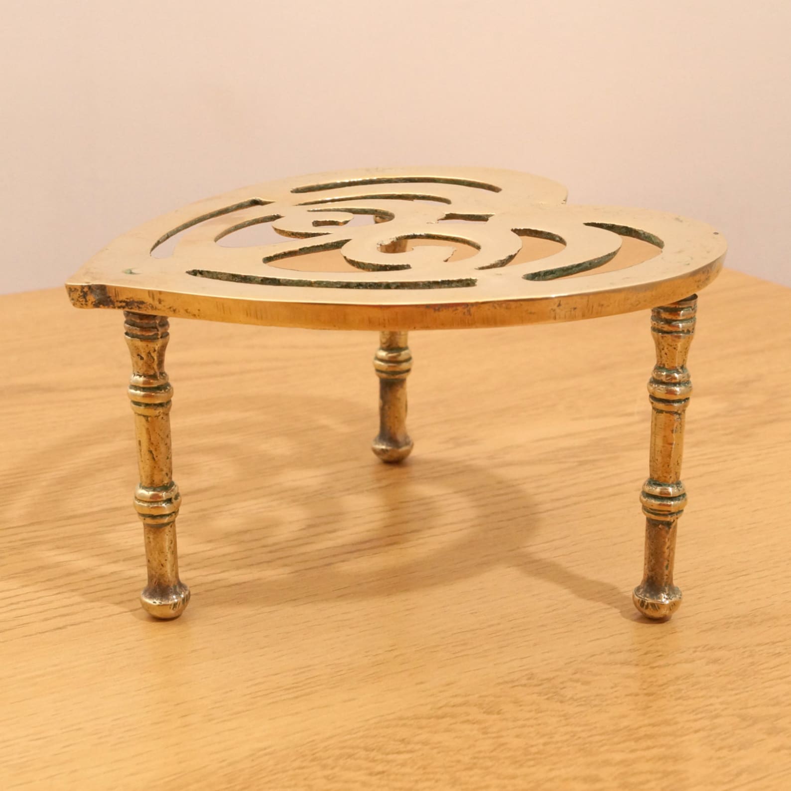 Vintage Brass Kettle Stand / Tea Pot Stand / Plant Pot Stand | Etsy