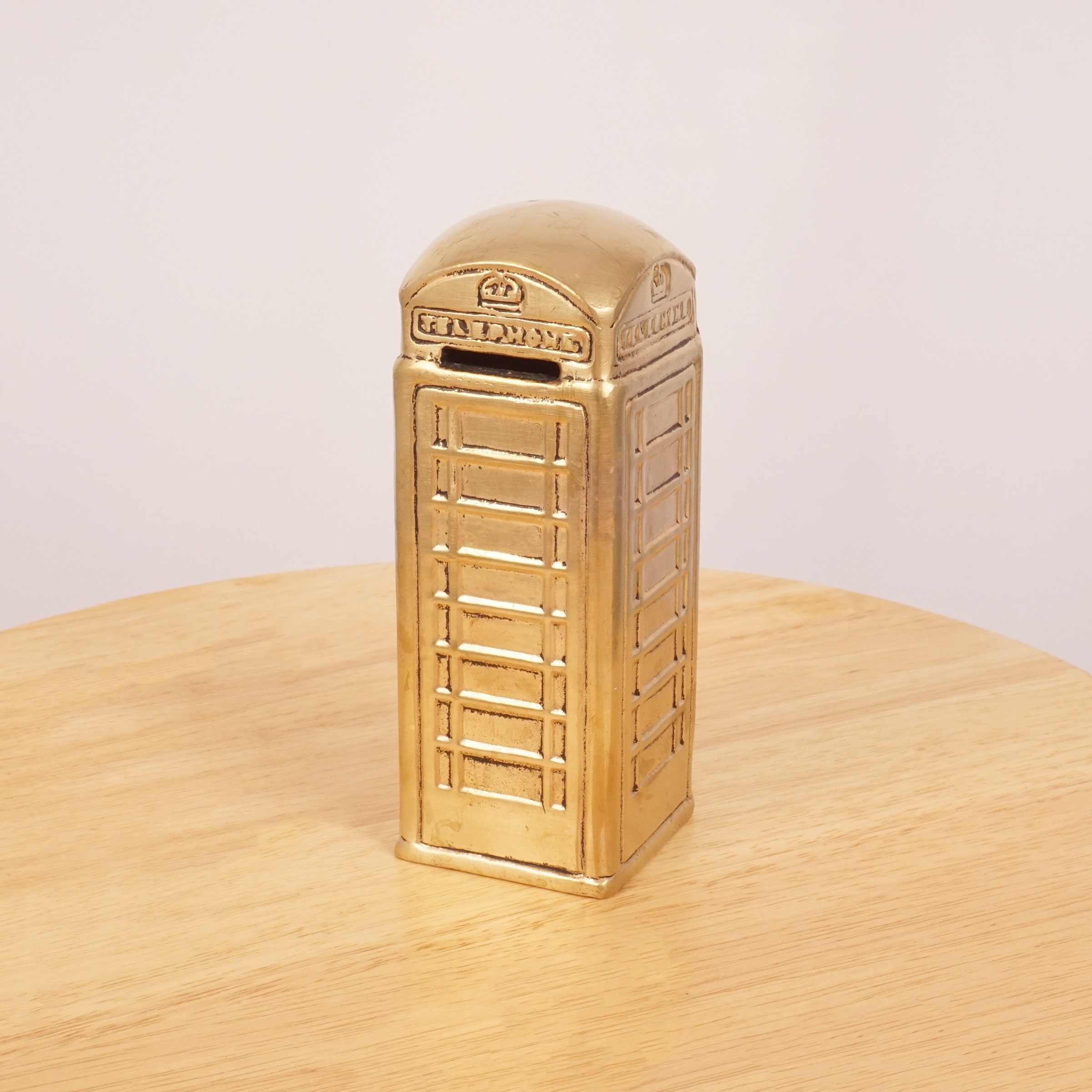 Savings Bank Royal Phone Box Vintage Solid Brass - Etsy UK