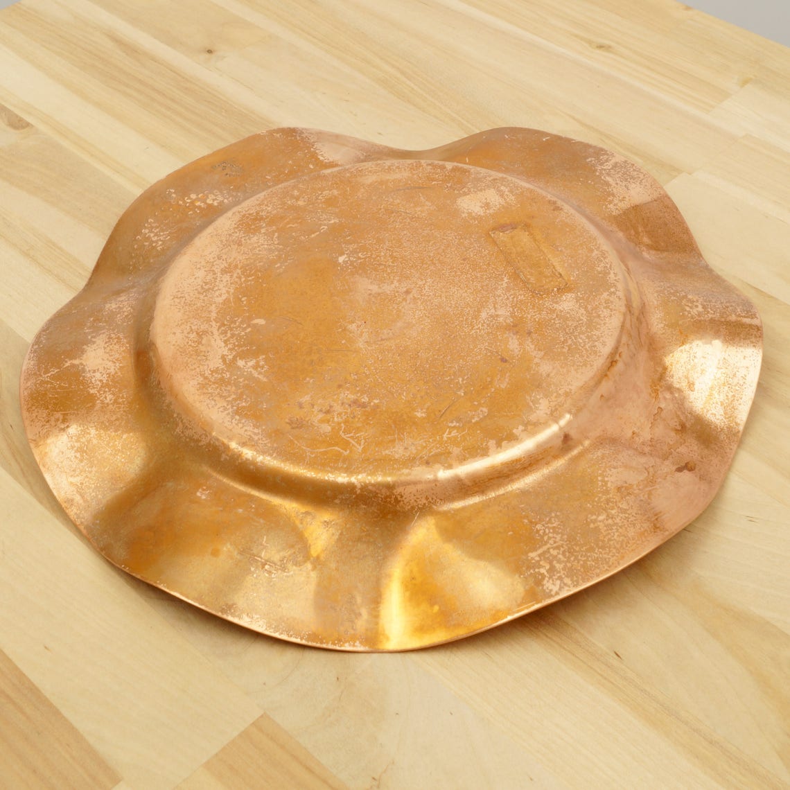 25 Cm Plate Handmade Copper Plate Vintage Rhodesian | Etsy