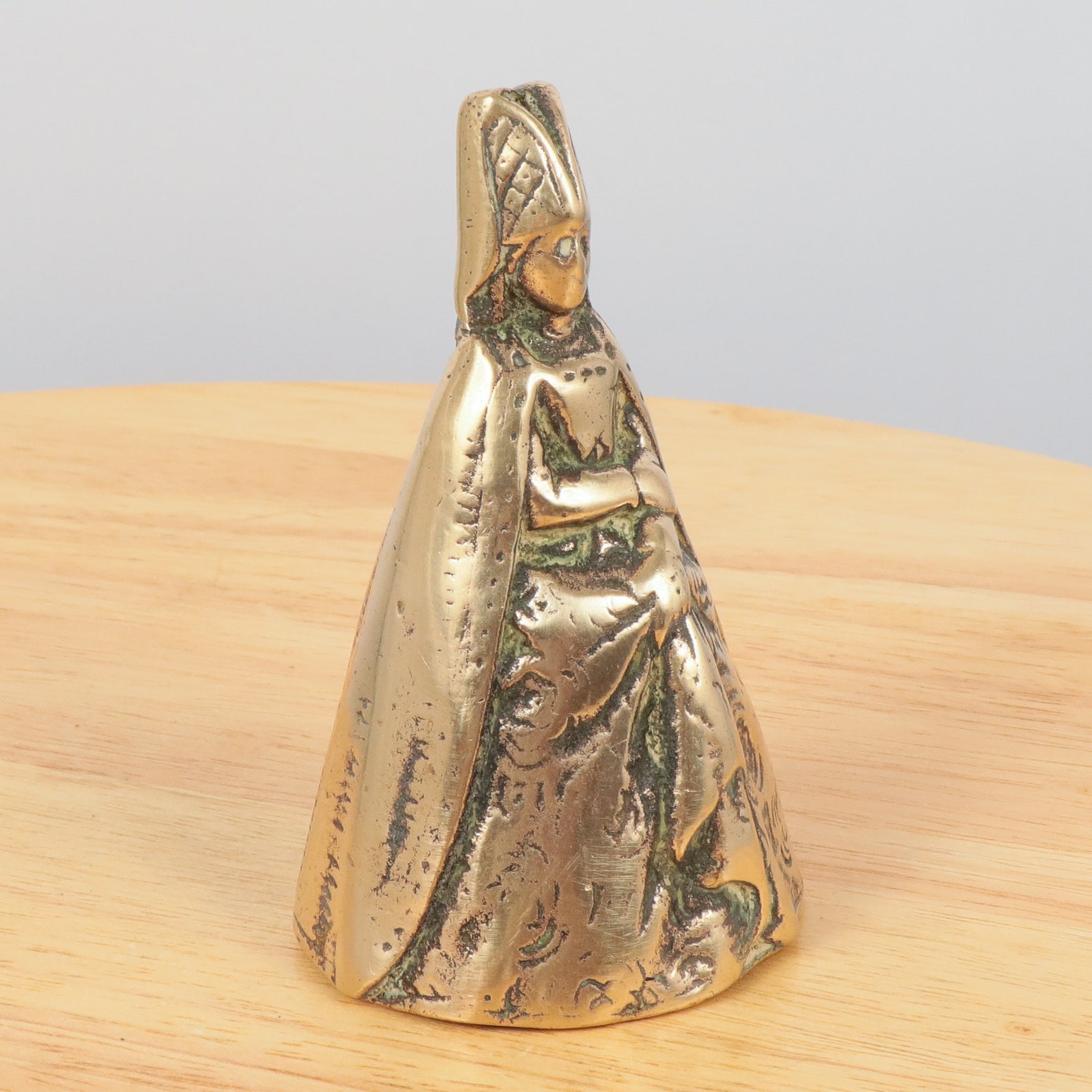 Hand Bell / Lady Bell / Medieval Woman Vintage Solid Brass - Etsy