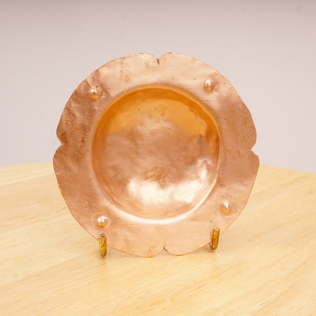 Handmade Copper Plate / Tray / Dish / Dish Vintage Copper Simple Design ...