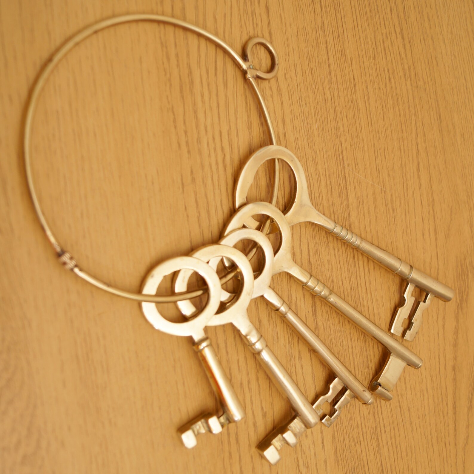 Vintage Solid Brass Key Set Held Together With a Brass Ring - Etsy UK
