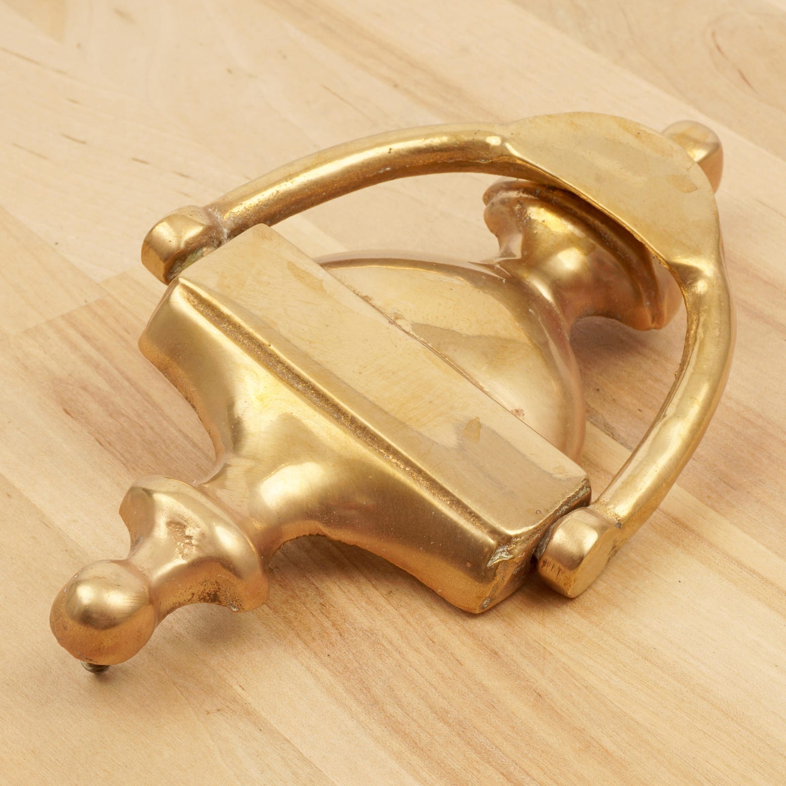 Door Knocker Simple Design Vintage Solid Brass - Etsy UK