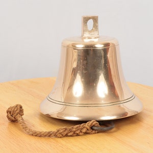 Nautical Ship Fog Bell || Vintage Solid Brass - Etsy