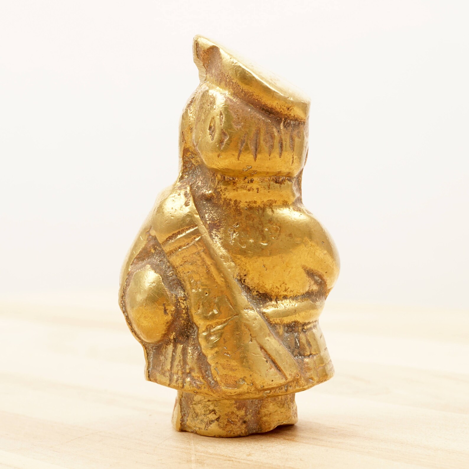 Bagpiper Sculpture / Figurine || Vintage Solid Brass || Paperweigth - Etsy