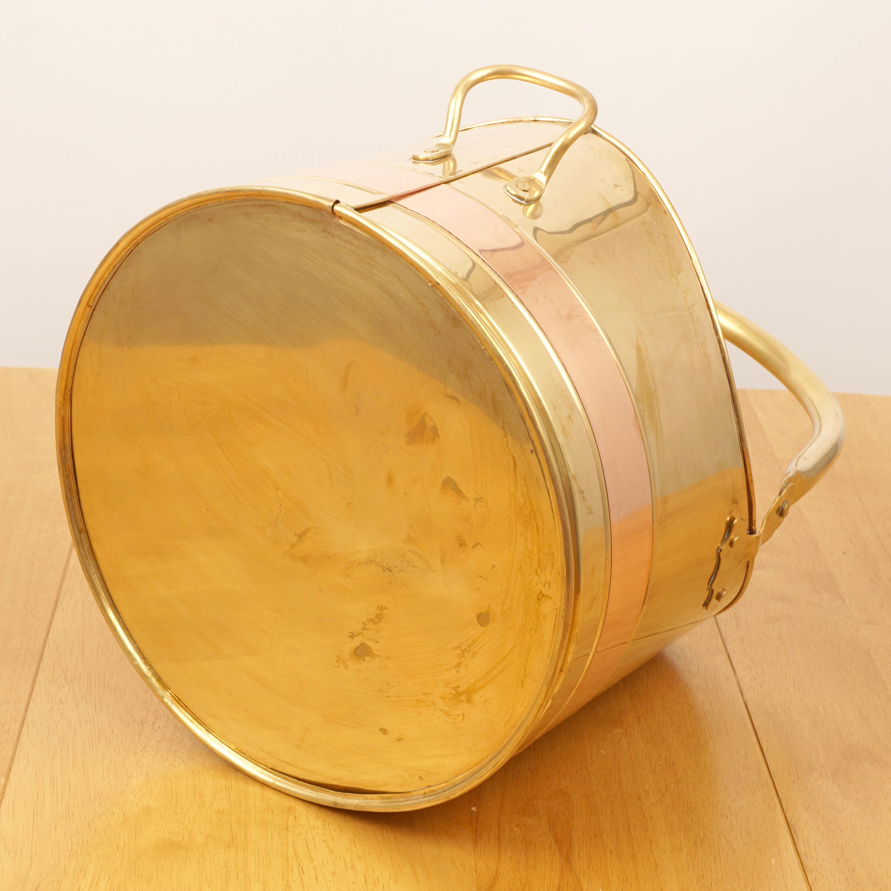 Coal Scuttle Bucket Vintage Solid Brass and Copper Fire - Etsy UK