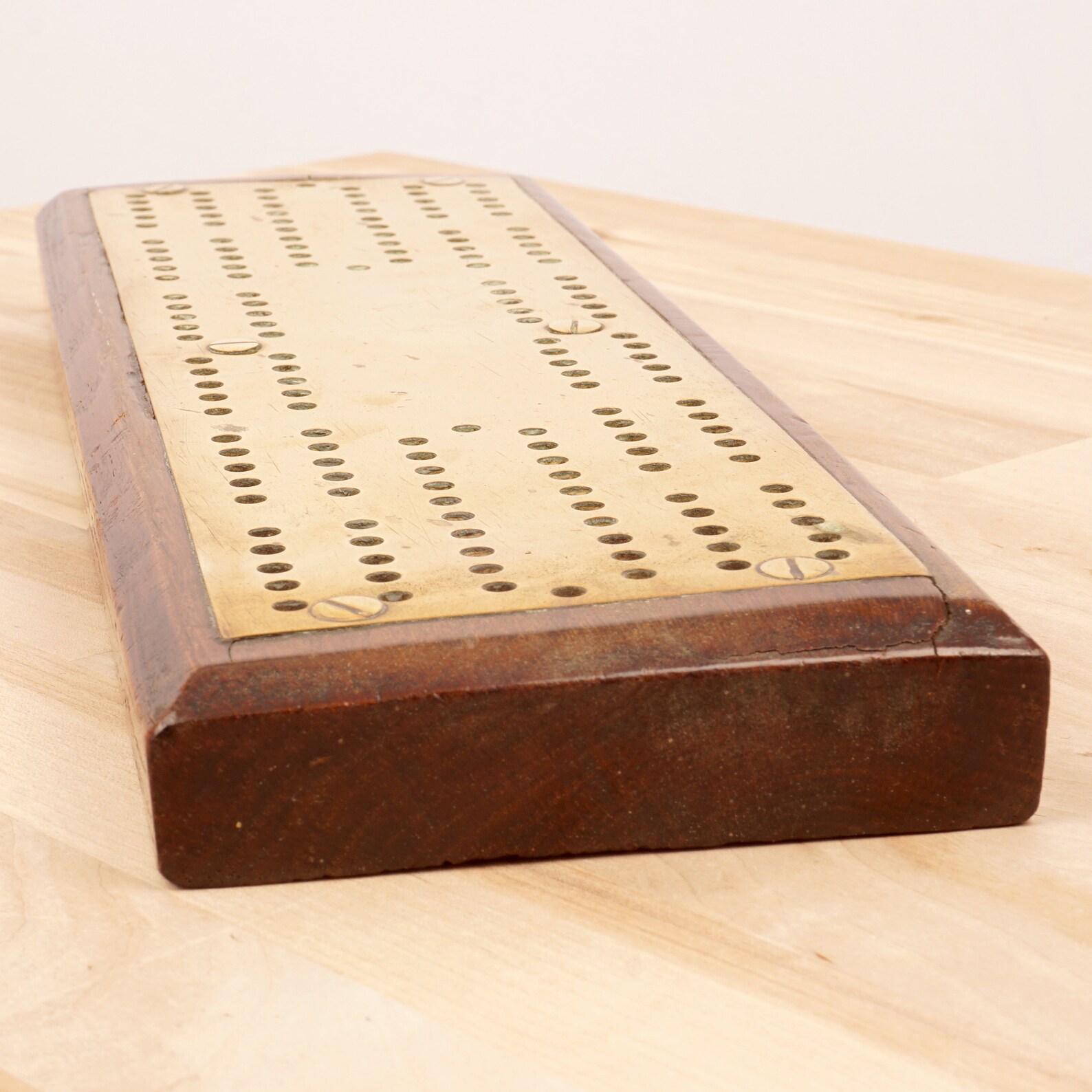 Antique Game Point Counter || Antique Solid Brass on Wooden Base ...