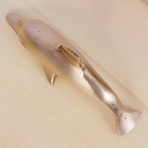 Vintage Solid Brass Dolphin / Fish Sculpture || Excellent Vintage ...