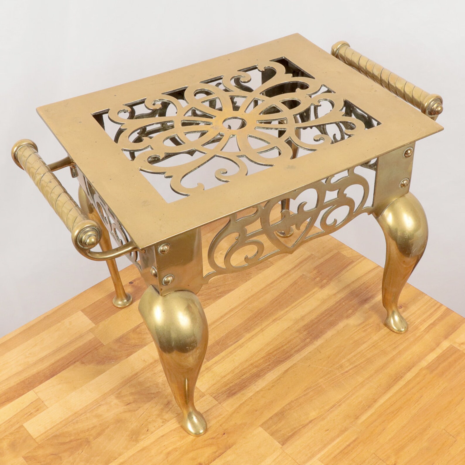 Step Stool / Footman / Plant Stand / Brass Table / Fireplace | Etsy