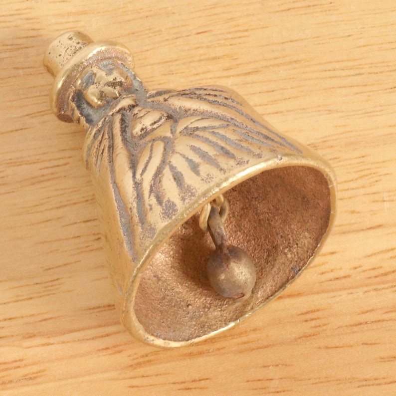 Small Lady Bell || Lady Shape Design || Vintage Solid Brass ...