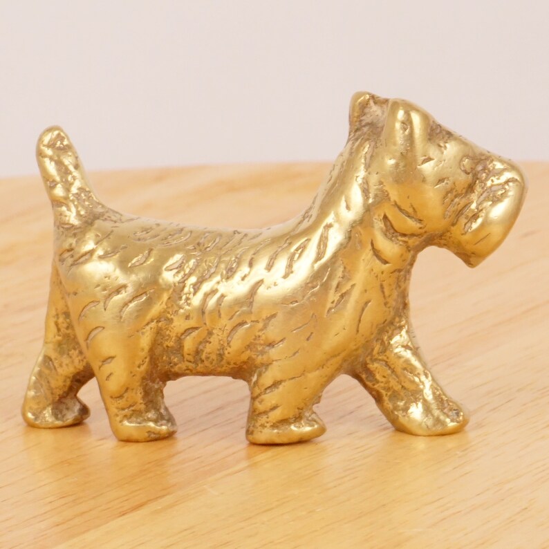 Dog Figurine / Statuette / Sculpture || Scottish Terrier || Vintage ...
