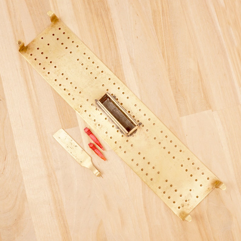 Game Point Counter Vintage Solid Brass Cribbage Brass | Etsy