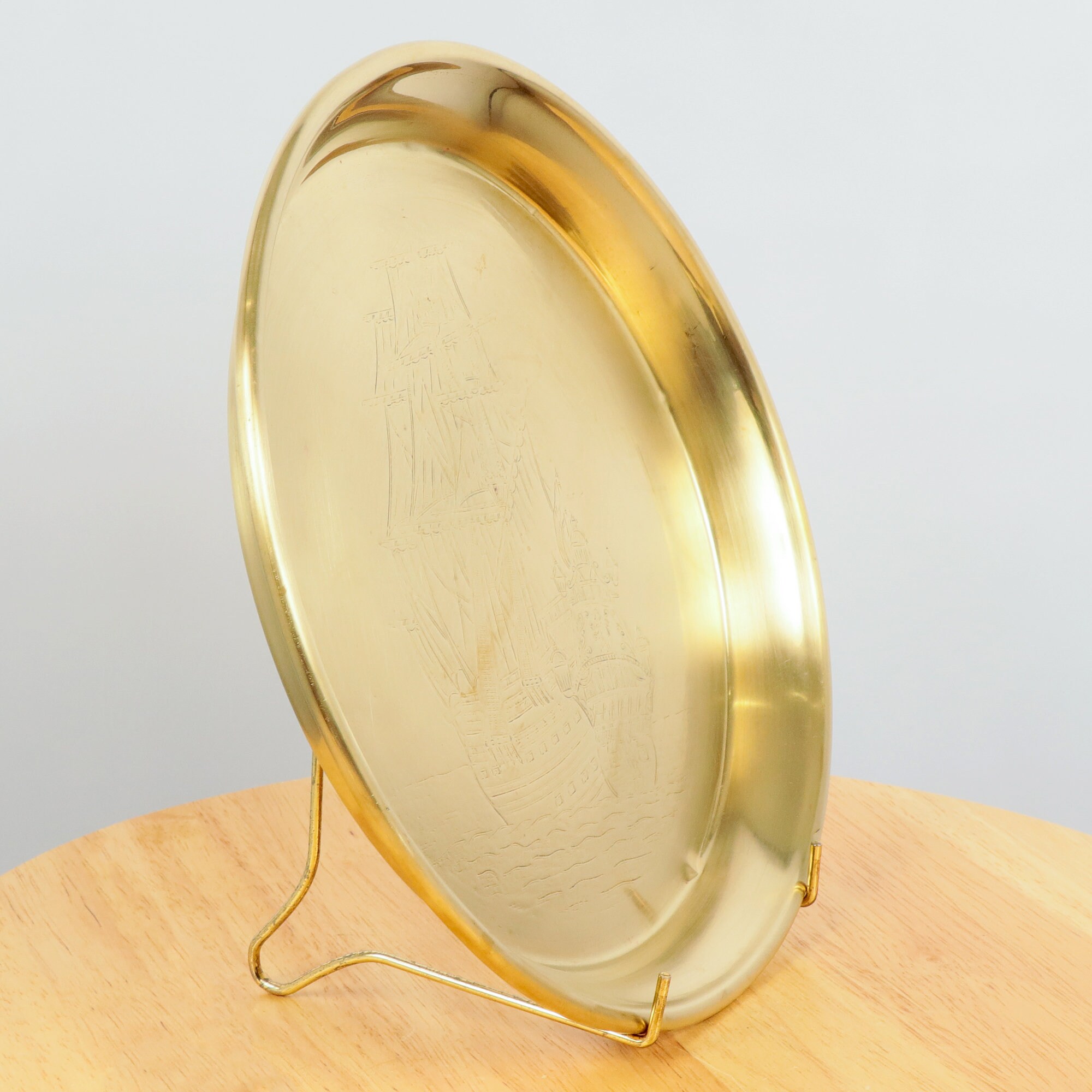 27 Cm Dish / Plate / Tray || Ship / Boat Design || Nautical || Vintage ...