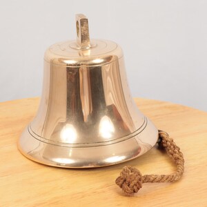 Nautical Ship Fog Bell || Vintage Solid Brass - Etsy