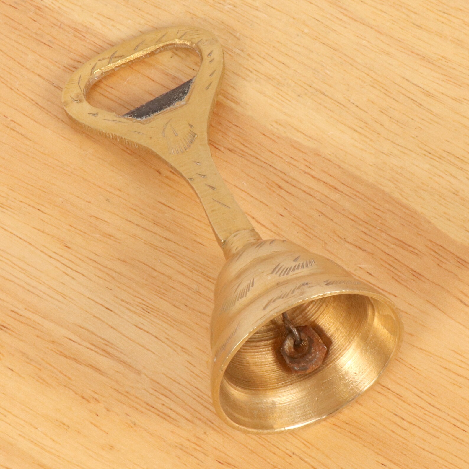 Bell and Bottle Opener || 2 in 1 || Vintage Solid Brass With Handmade ...