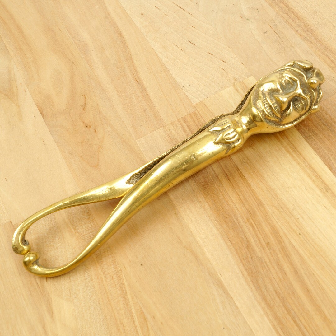 Joker Nutcracker || Vintage Solid Brass Nutcracker - Etsy