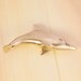 Vintage Solid Brass Dolphin / Fish Sculpture Excellent - Etsy