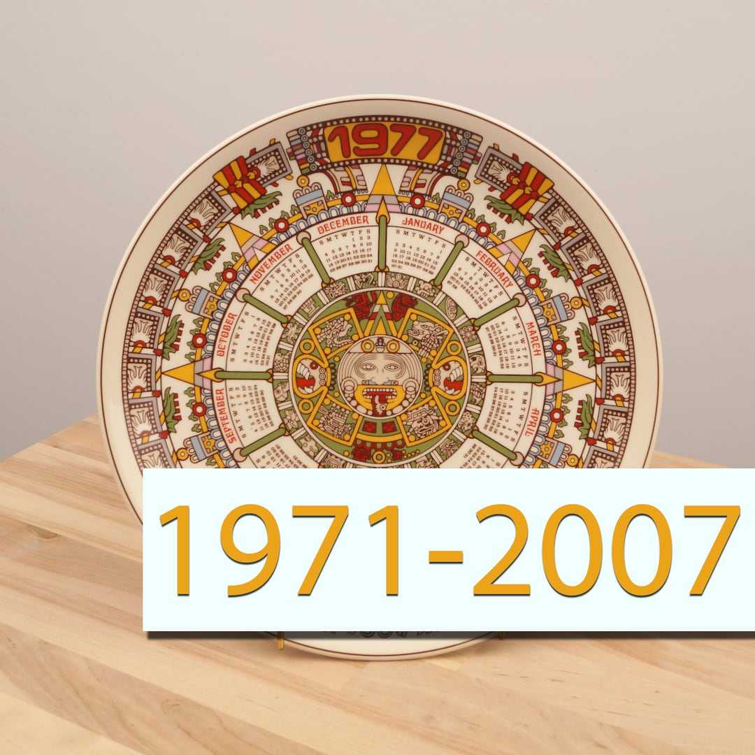 Full Collection of Calendar Plates 1971-2007 Wedgwood England - Etsy
