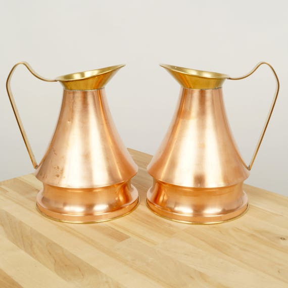 Brocche / brocche vintage in rame e ottone // Set da 2 // Made - Etsy ...