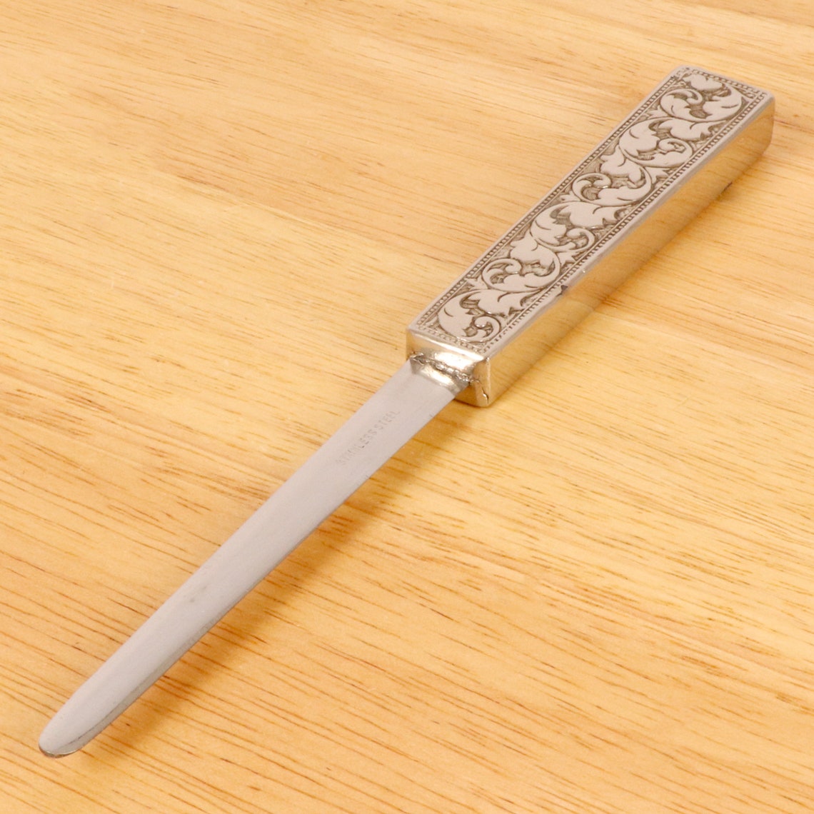 Letter Opener / Envelope Knife / Cutter || Floral Design on Handle ...