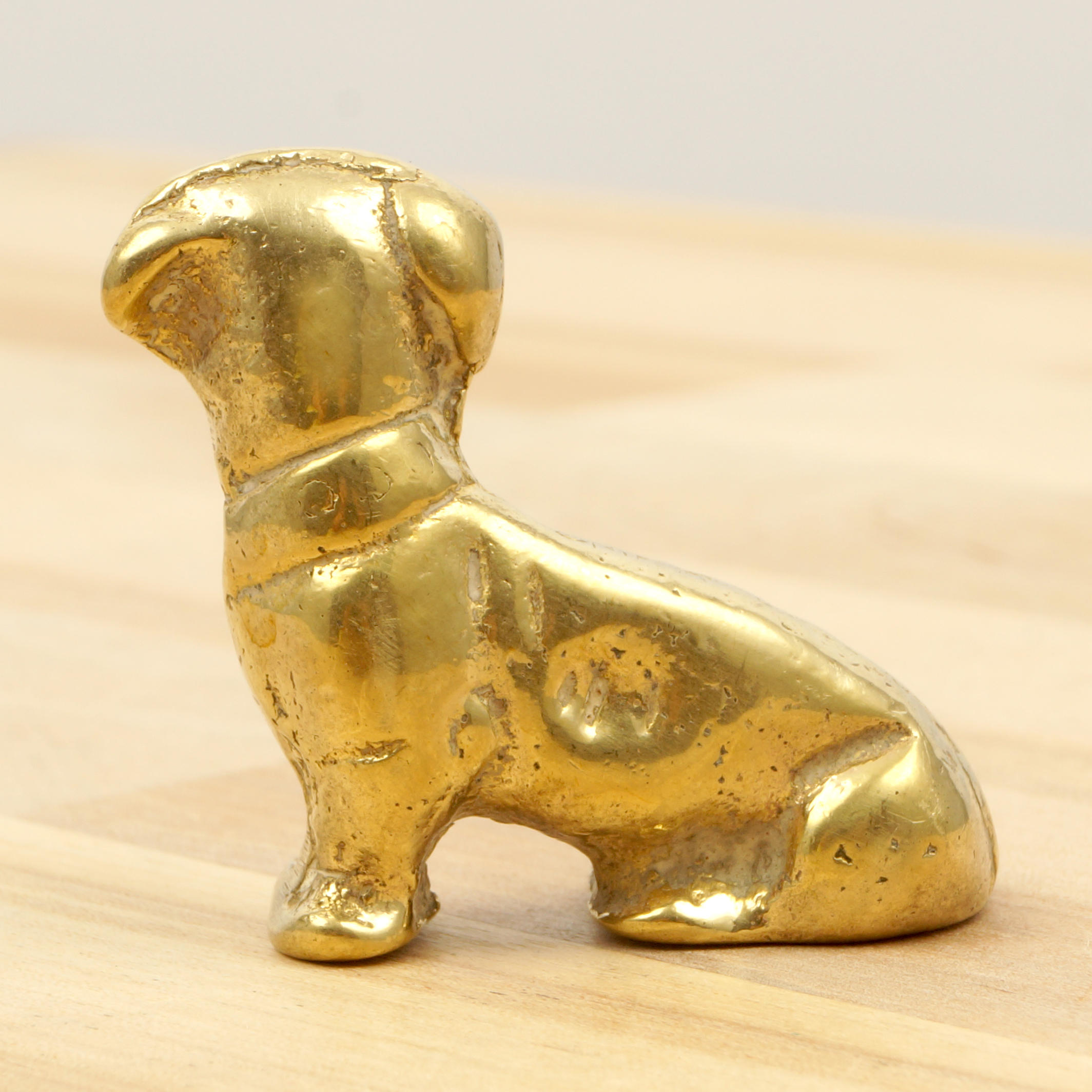 Dachshund / Solid Brass Dog Sculpture Vintage Statue - Etsy Hong Kong